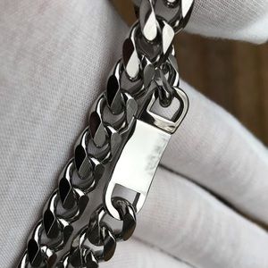 Spicyice.com | Accessories | Mm 24 Stainless Flat Edge Cuban Curb Chain ...